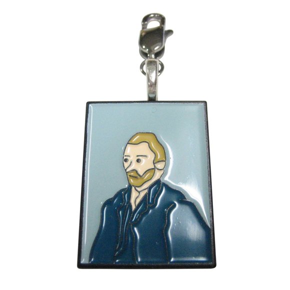 Kiola Designs | Accessories | Vincent Van Gogh Portrait Pendant Zipper ...